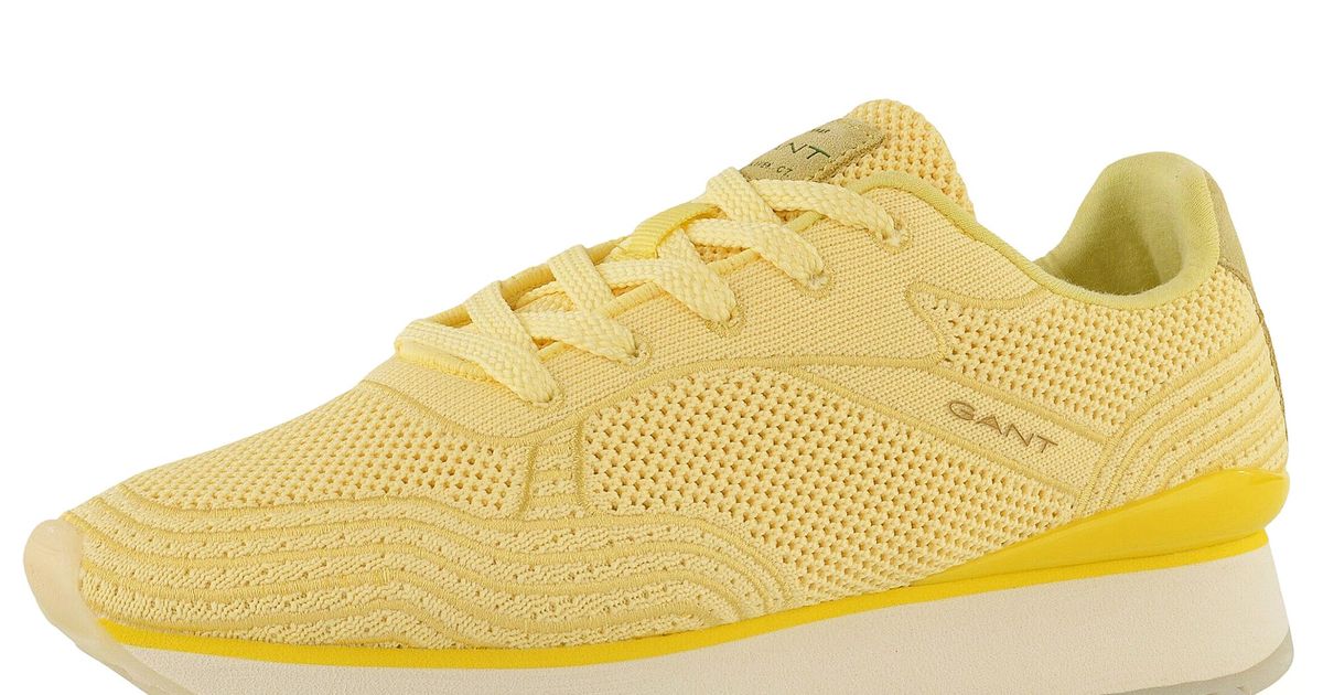Gant úpletové žluté tenisky Bevinda 26538870 Lemonade | Botař.cz